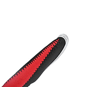 Golf Club Covers, 10 Pcs Neoprene Golf Club HeadCovers Iron Head Protect Cover Set (Color : Black+Red)