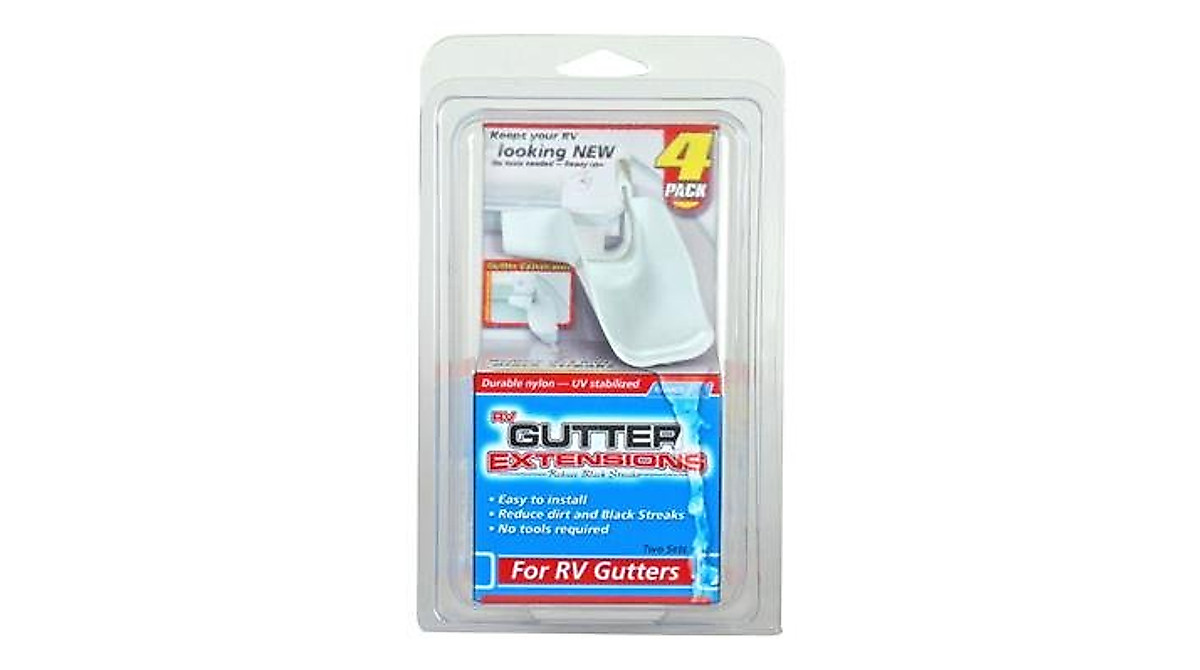 Camco Gutter Extensions - Set of 4 for Superior Drainage