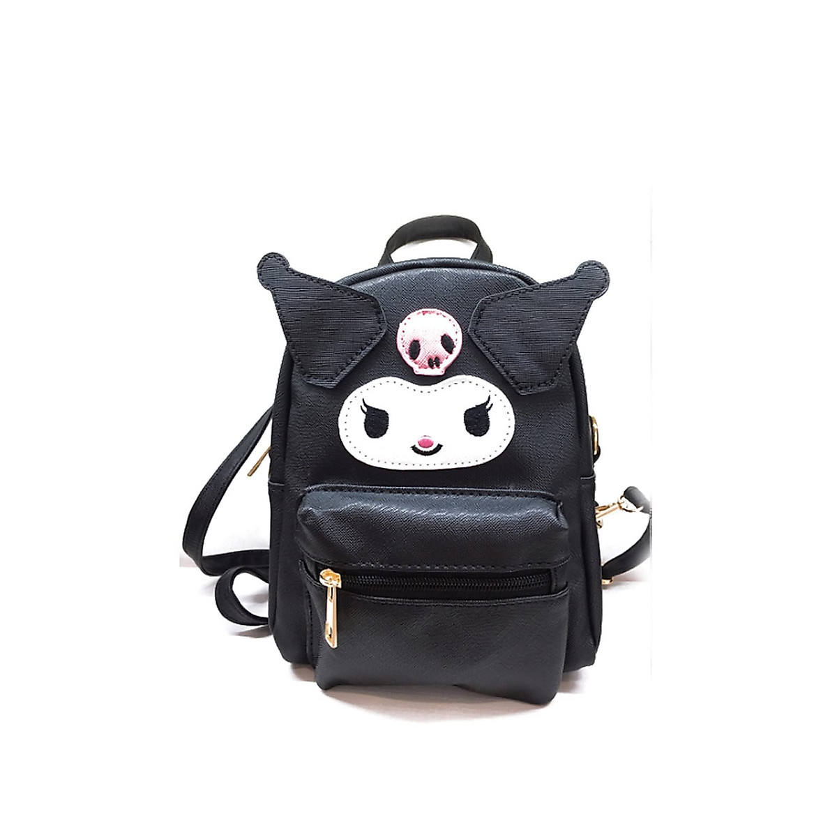 TUMPETY Anime Doll Cosplay Light Blue Bag Kawaii Mini Backpack Cute Back Pack Girl Handbag (Black)