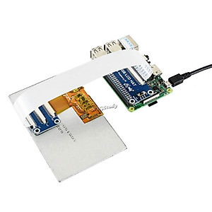 XYGStudy 5 inch IPS 800x480 Display LCD DPI Interface no Touch Supports Raspbian Ubuntu OSMC Compatible with Raspberry Pi 2 3 4 Model B B+ A+ Zero W WH