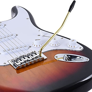 Evaty 3 Pack 5mm Whammy Bar 6mm Thread Tremolo Arm Floyd Rose Electric Guitar Double Tremolo Bar for USA/Mexican Standard Fender Stratatocaster Squier (Black)