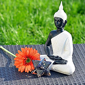 Orgonite Crystal Black Tourmaline Merkaba | Negative Aura Protection Meditation Energy Generator for Balancing Chakras