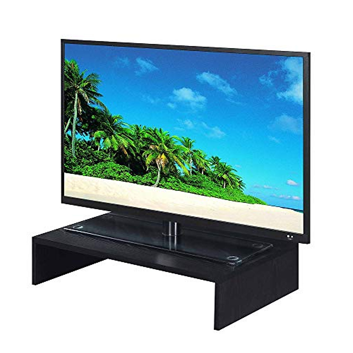 Convenience Concepts Small Designs2Go Monitor Riser for TVs up to 26 Inches, Black