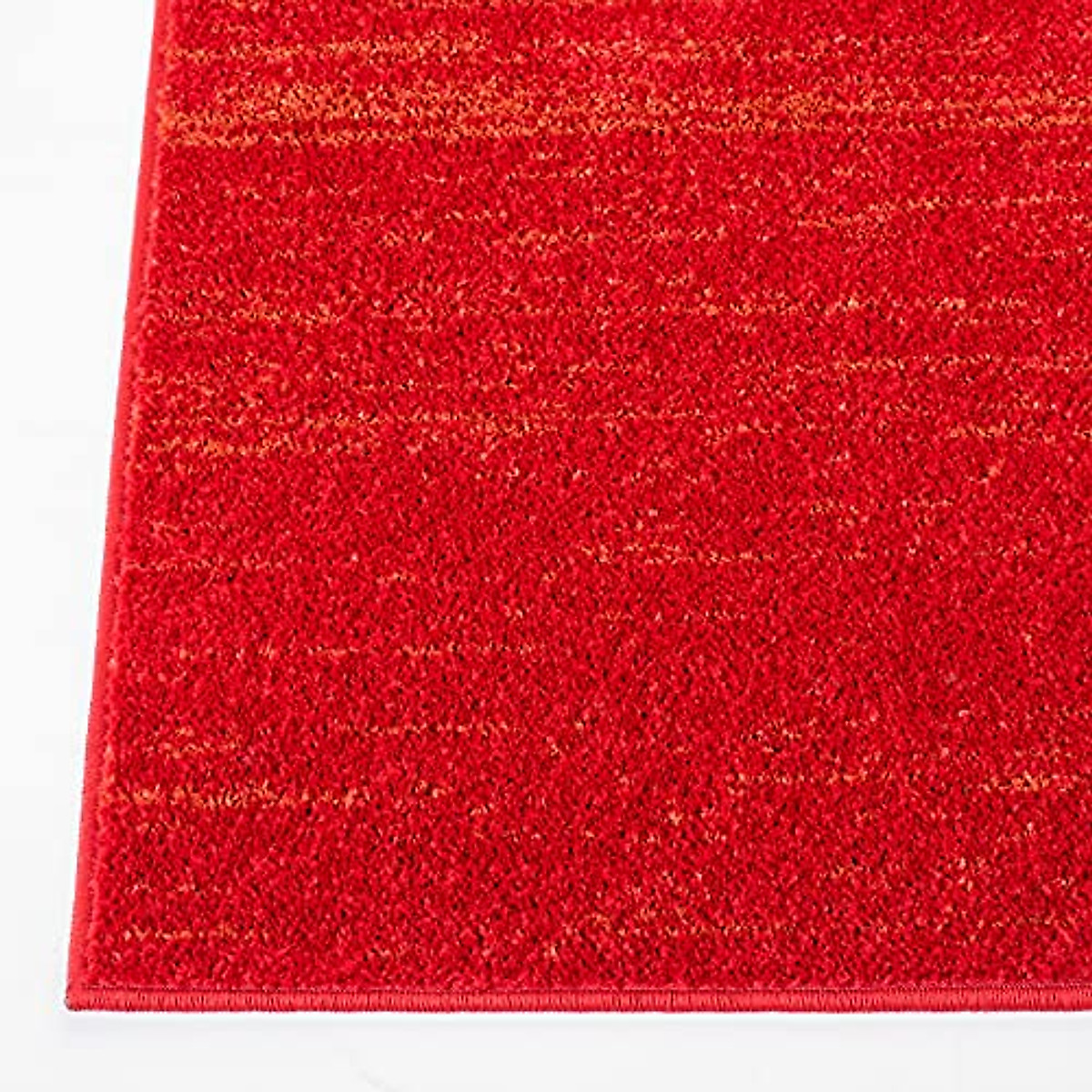SAFAVIEH Adirondack Collection Area Rug - 8' x 10', Red & Grey, Modern Ombre Design, Non-Shedding & Easy Care, Ideal for High Traffic Areas in Living Room, Bedroom (ADR113Q)