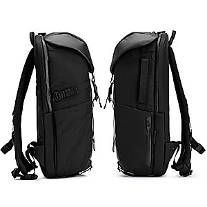 Mous - 25L Backpack with Laptop Compartment - Ultra-Protective Tech Backpack Water-Resistant for Work Commuter, Business, Travel - Black