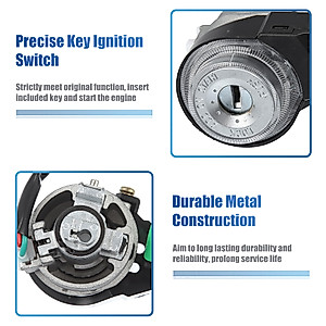 uxcell No.819203KA10 Car Ignition Switch Lock Cylinder with 2 Keys for Hyundai Sonata 2.4L L4 3.3L V6 2005-2007 Ignitigon Starter Switch Steering Lock Cylinder Set