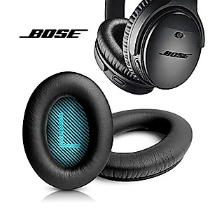 Headphones Replacement Ear Pads for Bose QC15, QC25, QC35, QC35ii. (QC15, QC25, QC35, QC35II)