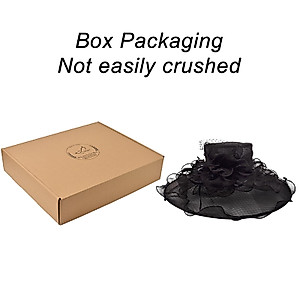 2024 Kentucky Derby Hats for Women Girls Ladies, Organza Church Tea Party Wedding Funeral Fascinator Hat UV Protection Sun Hat Black