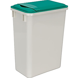 Hardware Resources 35 Quart Plastic Waste Container Lid, Green