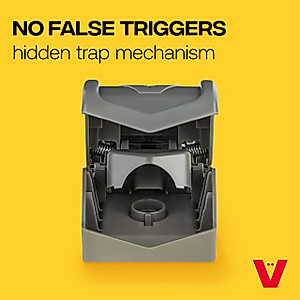 Victor M070B Easy and Safe-Set Power Kill Mouse Trap Quick and Clean Rodent Disposal - 2 Reusable Mouse Traps