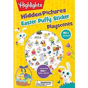 Easter Hidden Pictures Puffy Sticker Playscenes (Highlights Puffy Sticker Playscenes)