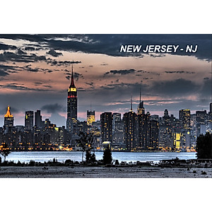New Jersey USA United States Fridge Refrigerator Magnets (1 Piece, Style: Jersey #H7)
