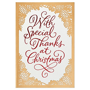 American Greetings Christmas Thank You Card (Perfect Time)