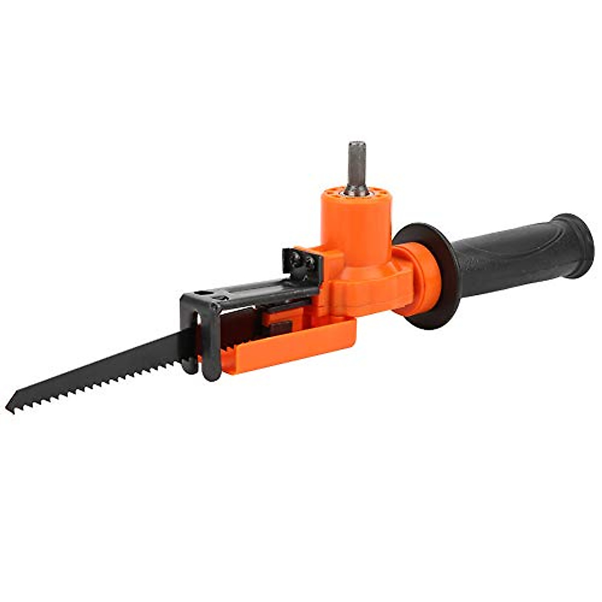 Reciprocating Saw Adapter Woodworking Electric Drill Tool Accessory with Non Slip Handle Plastic and Iron for Wood Cutting