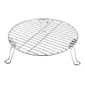 Mydracas Grill Expander Rack Stack Rack Expansion Grilling Rack Stainless Steel Fit Large & XL Big Green Egg Weber Kettle 22 Inches Charcoal Grill Kamado Joe,18" or Bigger Diameter Grill