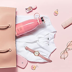 OTPEIR Personal Size Blender, Portable Blender, Battery Powered USB Blender (Pink)