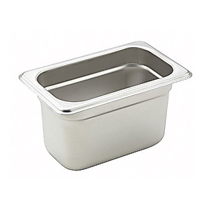 Winco 4" 1/9-Size Anti-Jam Pan