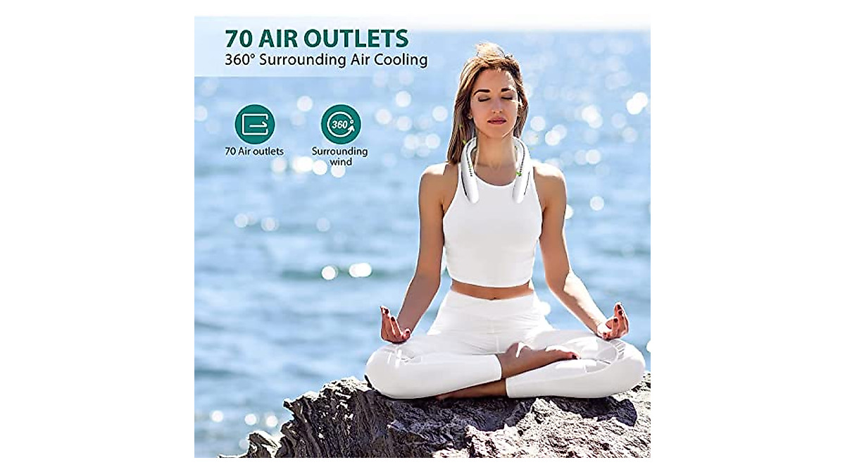 Milprox F4 Portable Neck Fan Stay Cool Anywhere