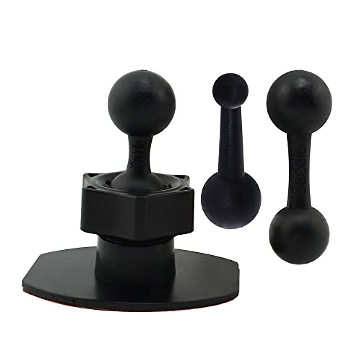 iSaddle CH370 3M Adhesive Sticky Mount Holder for All Garmin Nuvi GPS Navigator - Car Dashboard/Desk Mount Holder with Exclusive 17mm Ball Connection