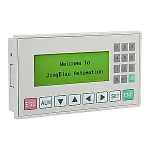 LCD Screen Text Display Module, OP320-A 3.7 inch Board Text Display HMI Support S485/RS232 Communication Port with Cable for PLC 192 x 64 Pixels