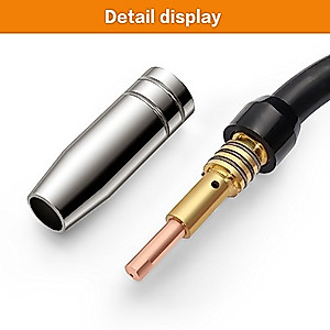 Goplus 110V MIG 130 Welder Flux Core Welding Machine, No Gas Welding Machine with Electrode Holder Face Shield (Orange)