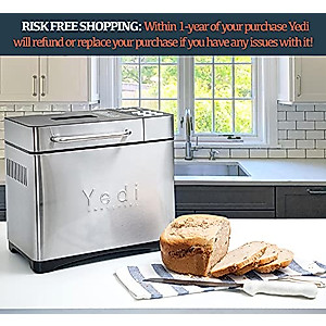 Yedi Total Package 19-in-1 Bread Maker, with Deluxe Accessory Kit