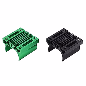 2pcs RC Motor Heatsink Aluminum Alloy RC Electric Motor Heat Sink with Efficient Cooling Improved Performance for RC Car Truck