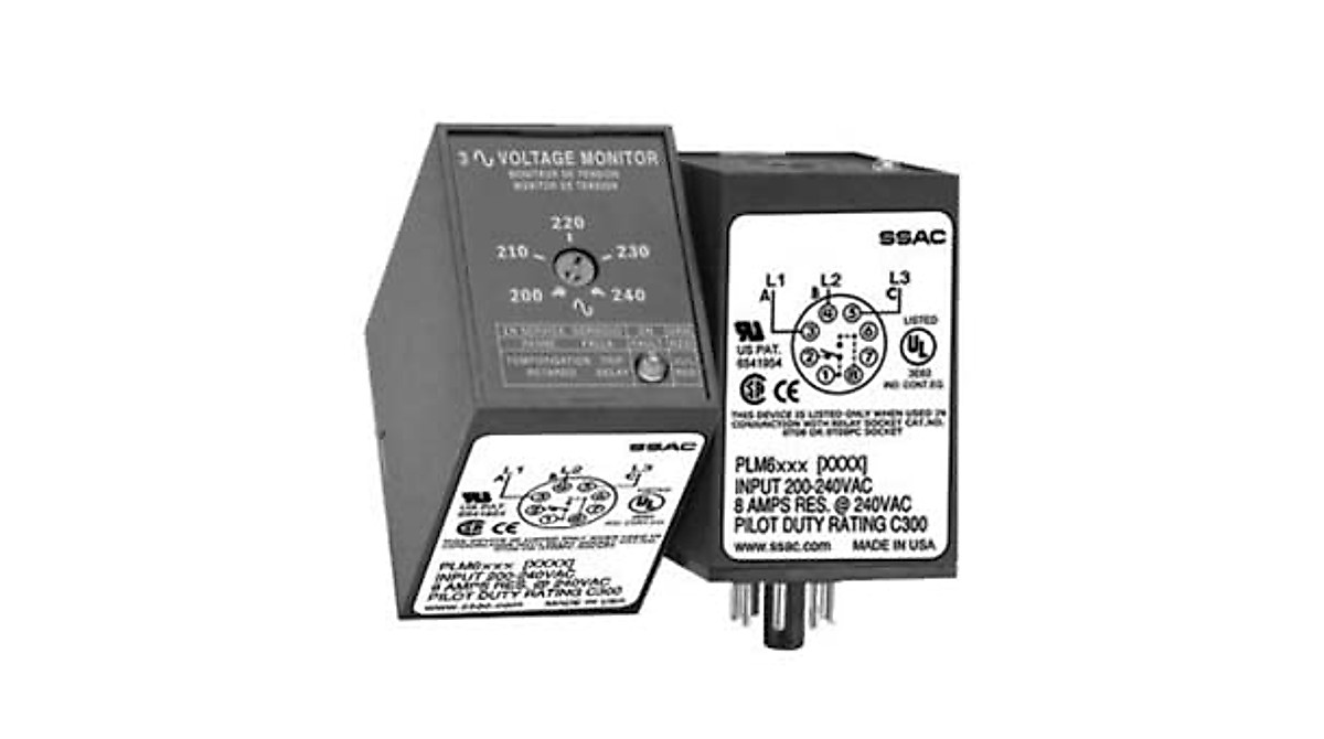 SSAC PLM9405 Phase Monitor - Reliable Voltage Monitoring
