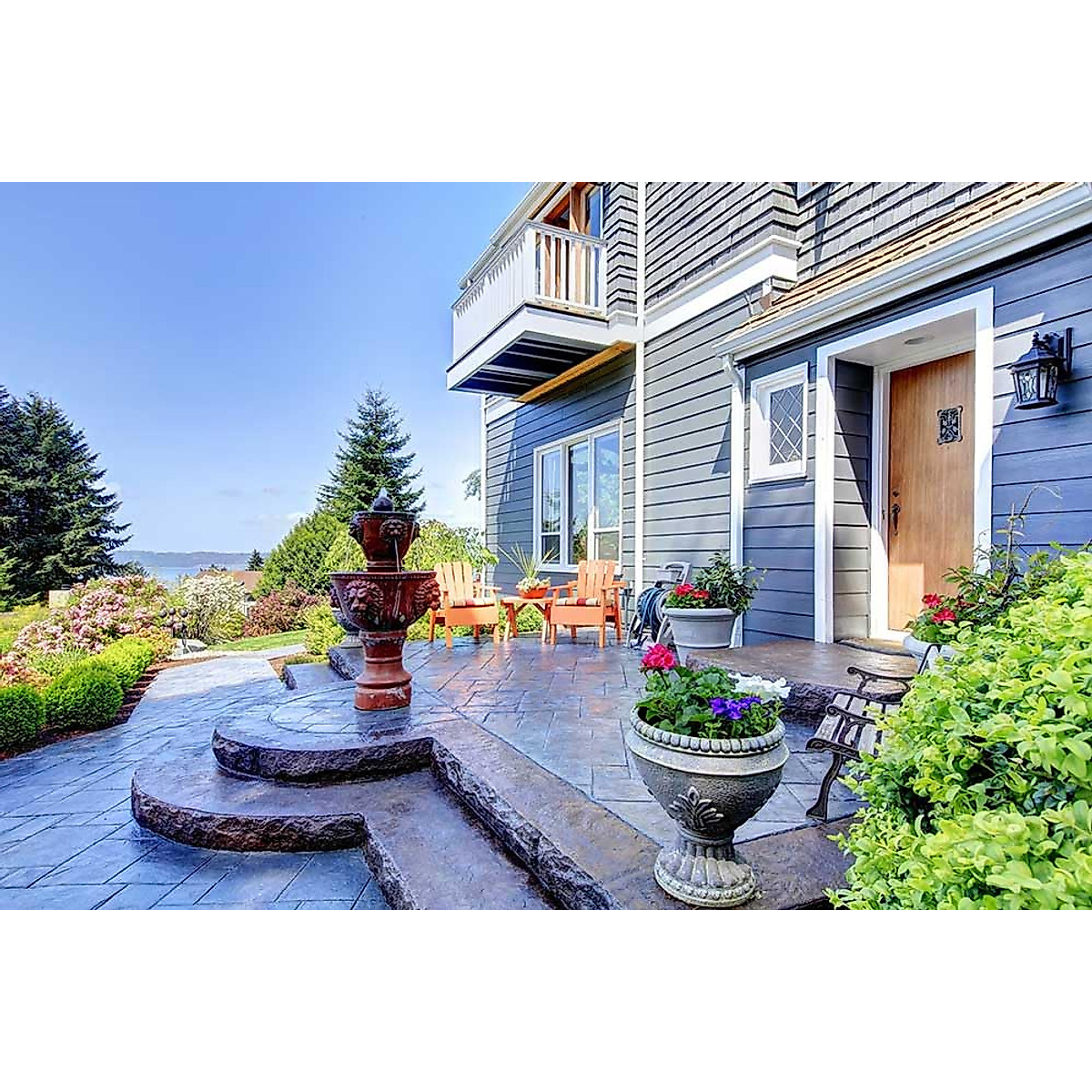 Armor AR500 High Gloss Wet Look Concrete Sealer 5 Gallon - Professional Grade Color Enhancing Solvent Based Acrylic Sealer for Exterior Concrete and Pavers - 700 VOC