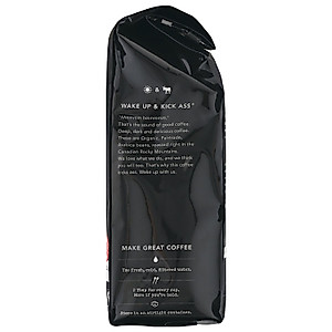 Kicking Horse Coffee Grizzly Claw Dark Roast Whole Bean and Kick Ass Dark Roast Ground Coffee Bundle (10 Oz)
