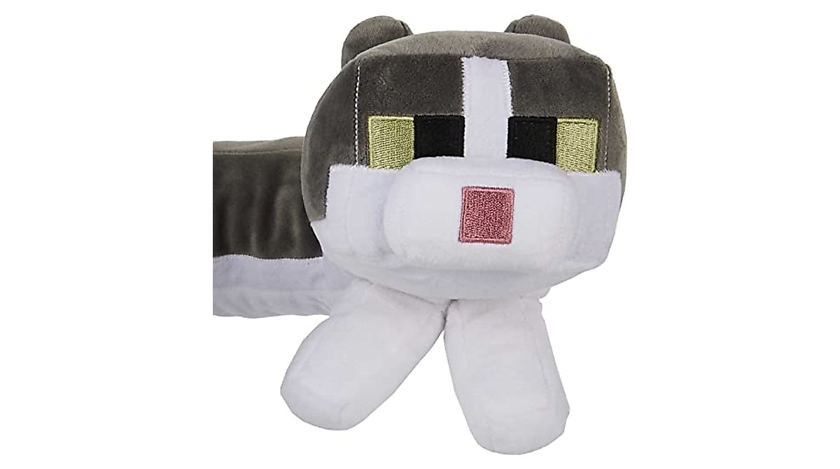 Minecraft Cat Neck Pillow with Purring Sounds