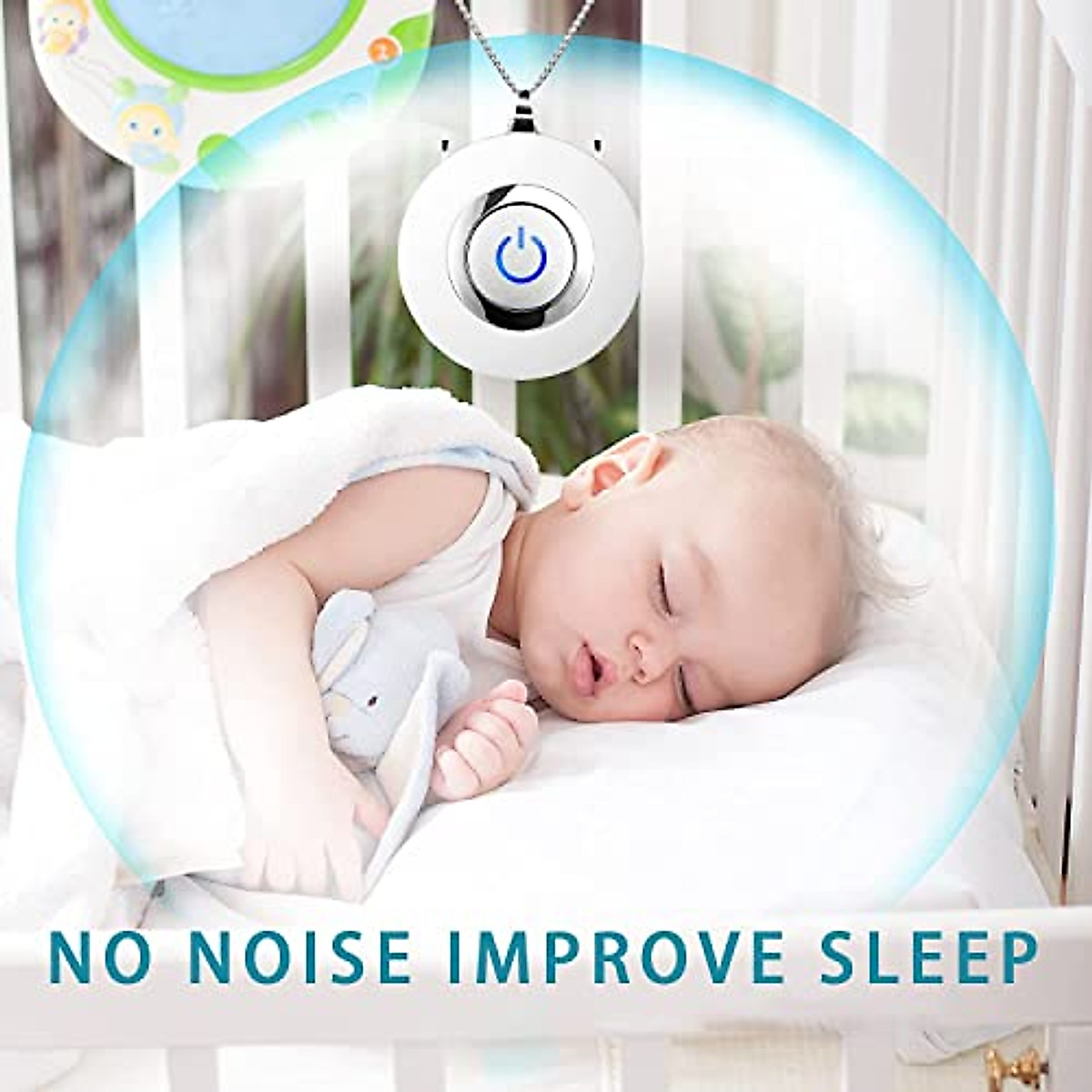 Portable Air Purifier Necklace,Mini Personal Wearable Air Purifier,USB Rechargeable, No Noise,for Car, Airplane, Bedroom, Office, Travel