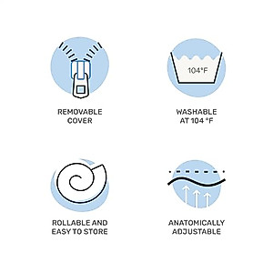 Dailydream viscoelastic Mattress Topper with Memory Foam, Edition Clean Ocean (King, Model M - 176 up to 220 lbs)