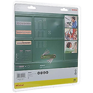 Bosch Home and Garden 2607017333 15 Mixed Drill 25-Piece Screwdriver bit Set + Folding hex Tool