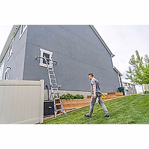 Little Giant Ladders, Epic, M17, 17 foot, Multi-Position Ladder, Aluminum, Type 1A, 300 lbs weight rating, (16817-818)