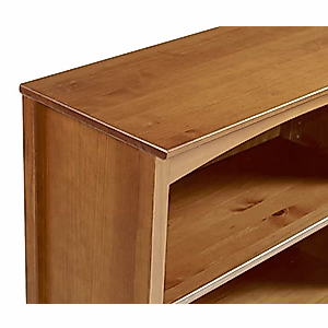 Camaflexi Shaker Style 6 Shelf Bookcase / Solid Wood / 72 inch Tall / Adjustable Shelving / Closed Back / Display Bookshelf for Living Room, Bedroom, Home and Office, Cherry