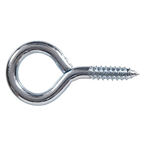 The Hillman Group 851729 .135 x 1-1/4-Inch Zinc-Plated Medium Eye Screw Eye