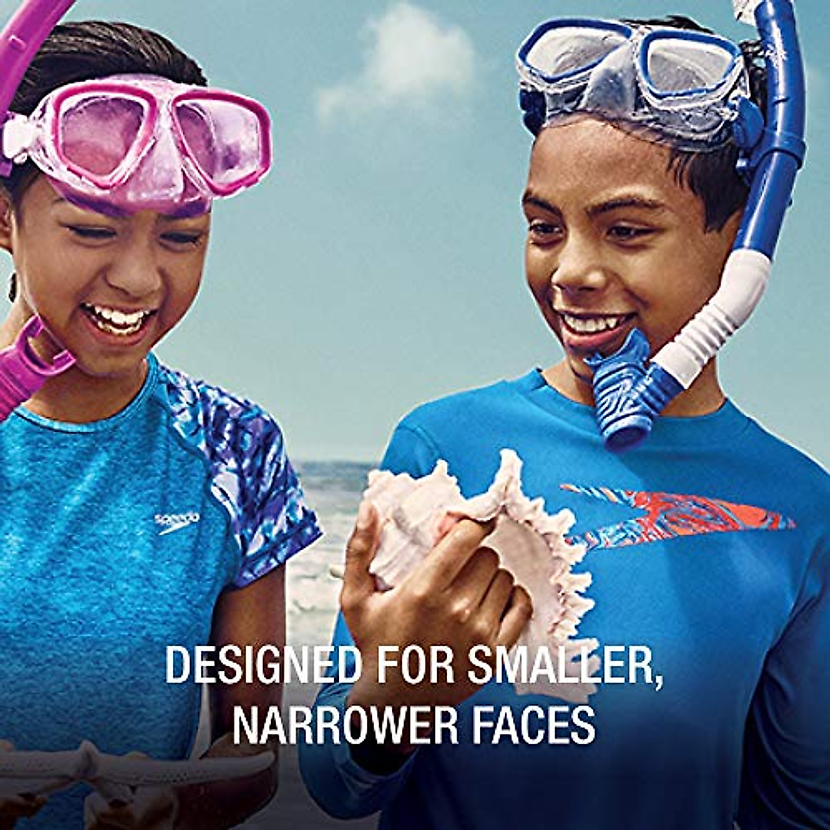 Speedo Unisex-Youth Adventure Swim Mask Junior , Blue