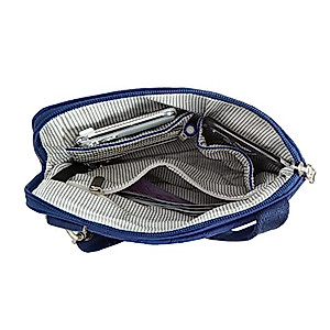 Travelon Anti-Theft Boho Slim Crossbody, Lush Blue Solid