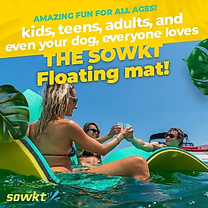 SOWKT Lily Pad Floating Mat (18 x 6 ft) - Premium Floating Water Mat for The Lake and Boating - Giant Floating Water Pad for Lakes | Lilly Pad Floating Water Dock