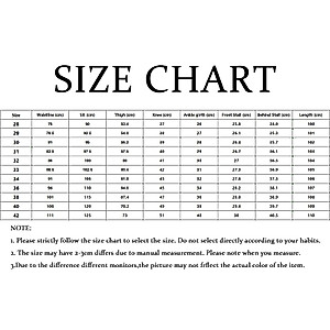 Maiyifu-GJ Men Ripped Skinny Biker Jeans Distressed Ankle Zipper Denim Pants Destroyed Skinny Jean Trousers with Side Zippers (Black,38)