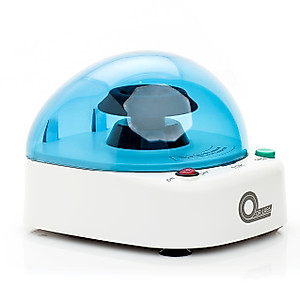 10,000 RPM Mini Centrifuge, Includes 6-Place Micro Tube Rotor and 16-Place PCR Strip Rotor. Spins 1.5ml Micro Tubes.