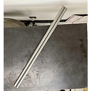 Set of Two, Garage Door Torsion Spring Winding Bars, 17" Rods (303 Stainless)