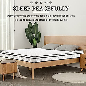 Memory Foam Mattress 8 inch Box Spring Mattress Medium Firm Mattresses for Cool Sleep & Pressure Relief（Twin XL）