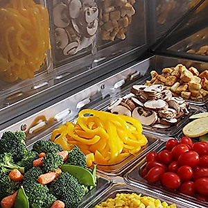 Turbo Air M3 Series MST-48-18-N Mega Top Sandiwch and Salad (2) door prep table rear mounted (15) cu. ft. (18) Pan, no-maintenance condenser, holds temp w/lids open