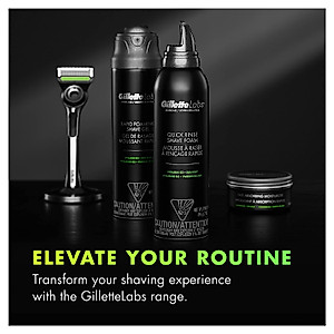 Gillette Labs Quick Rinse Lightweight Shave Foam for Men, Shaving Foam that Helps Protect the Skin, 8.1 OZ