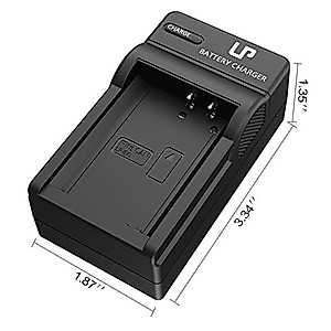 LP-E10 Battery Charger, LP Charger Compatible with Canon EOS Rebel T7, T6, T5, T3, T100, 4000D, 3000D, 2000D, 1500D, 1300D, 1200D, 1100D & More (Not for T3i T5i T6i T6s T7i)