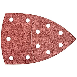 Bosch Home and Garden 2609256A64 10-Piece Sanding Sheet Set for Multi-Sanders 102 x 62.93, 120