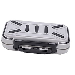 Waterproof Accessory Box, Switch Hinge Design Small in Size Easy to Carry Fishing Container Tool for Storing Fishing Equipment
