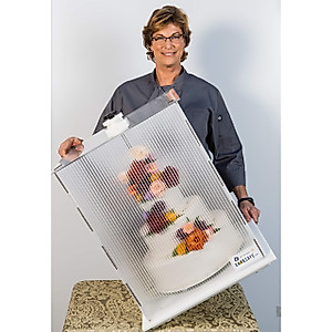 CAKESAFE Reusable Mini/Tall Cake Transporter, Clear Plastic Cake Carrier (14" W x 22" H)